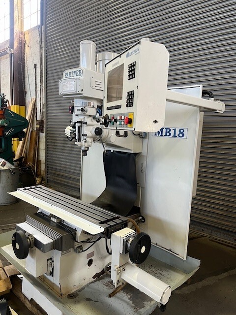 10” x 50” Milltronics three Axis CNC Bed Mill, Model MB-18, Centurion 6 ...