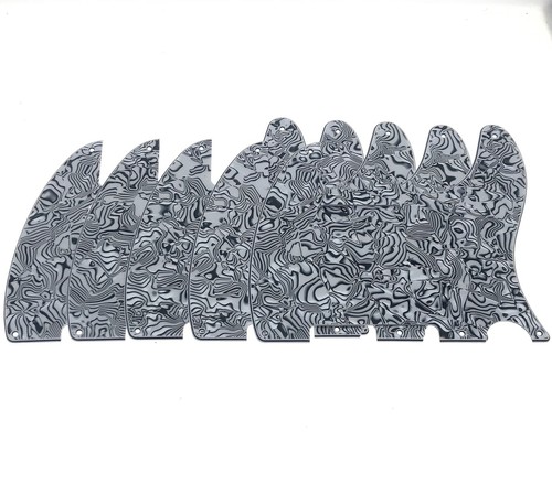 5pcs Vintage 5 Hole Tele Style Guitar Pickguard Zebra Stripe Fits ...