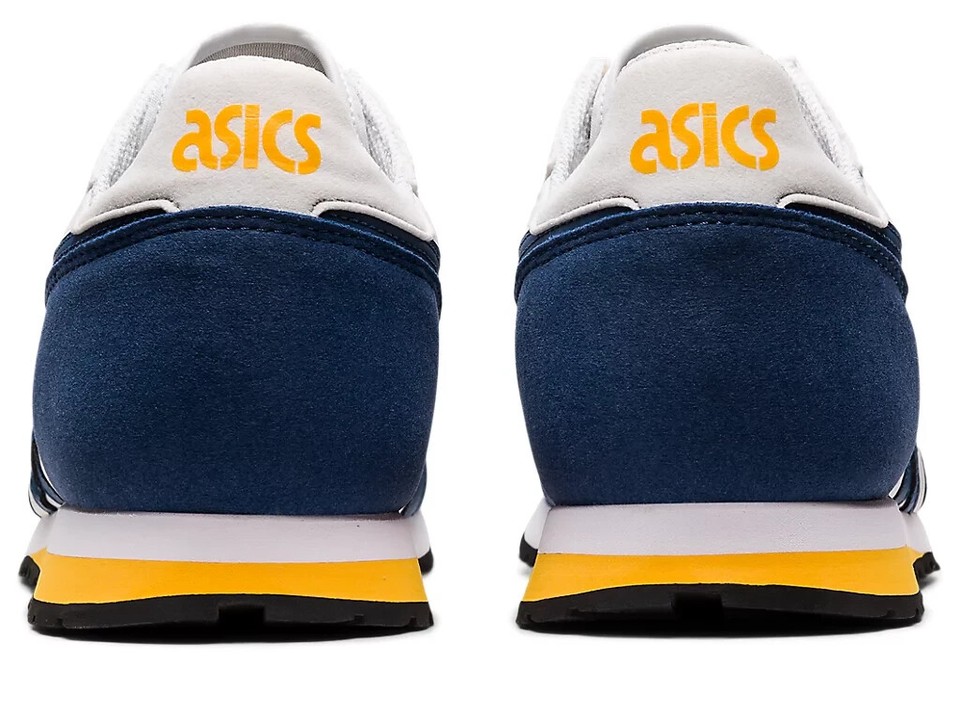ASICS OC RUNNER Mens Retro Classic 80's Running Shoes White/Grand Shark ...