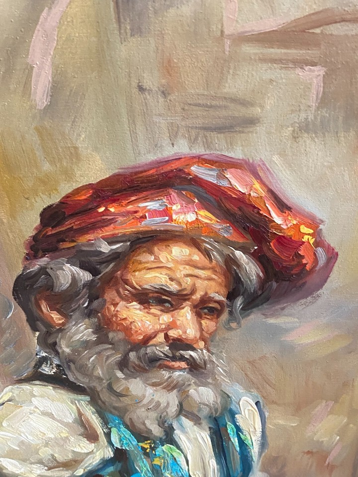 Vintage Remo Capone Peasant Painting, Signed | eBay