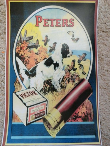 Peters Cartridge Company Advertising Poster, Peters Victor Shells | eBay