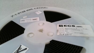 ECS INTERNATIONAL ECS-73-20-5P-TR CRYSTAL, 7.3728 MHZ, Y-7.3728 (LOT OF ...