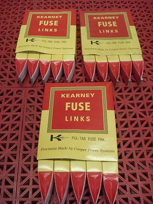 Lot of 5 Kearney FitAll Fuse Link KS 2A CAT. 21002 Cooper Power Systems ...
