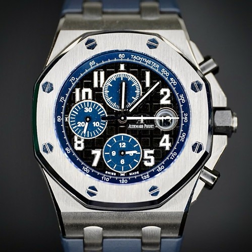 Audemars Piguet Royal Oak Offshore 26470ST Blue Dial 42mm BATMAN ...