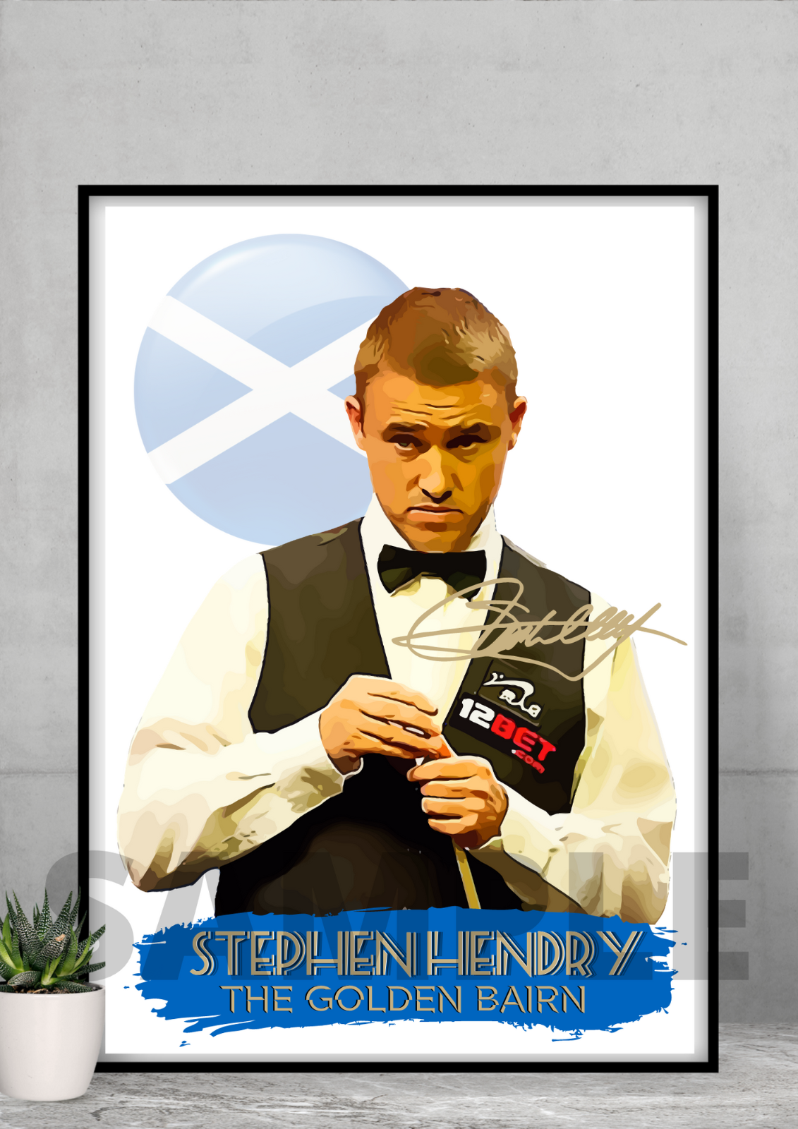 Snooker Legends Signed Prints (Multi choice) Collectables/memorabilia ...