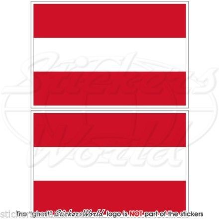AUSTRIA Austrian Osterreich Flag Vinyl Bumper Decals, Stickers 4 ...