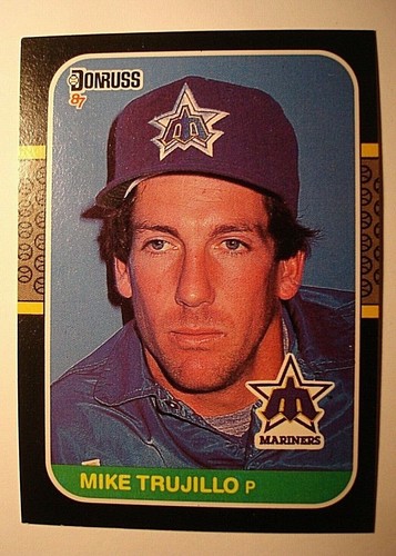 Mike Trujillo - Mariners - Pitcher - Donruss Baseball Card - 1987 ...