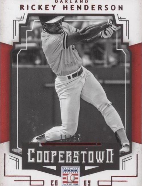 2015 Panini Cooperstown - Hof Chronicles Rickey Henderson #79 Red /35 for sale online | eBay