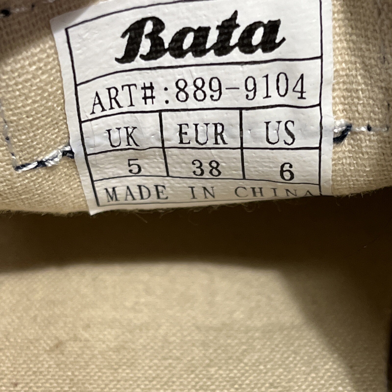 Bata Bullets Low Shoes Navy Blue White Canvas 889-9104 US Size 6 Men, 7 ...
