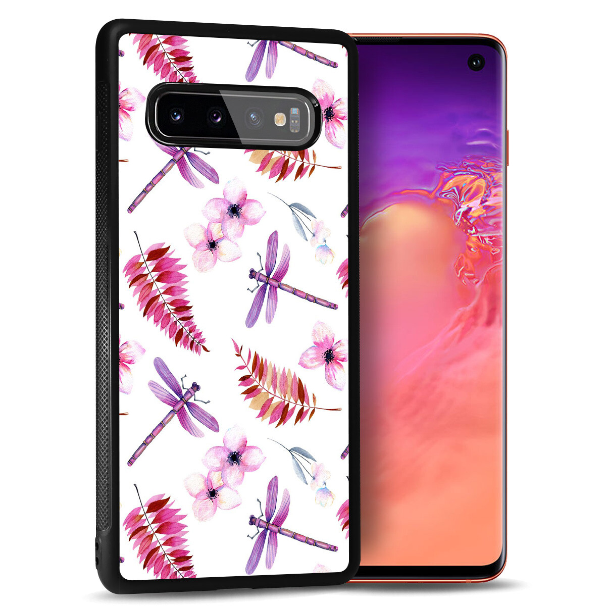 ( For Samsung S10 Plus / S10+ ) Back Case Cover AJ12601 Dragonfly | eBay