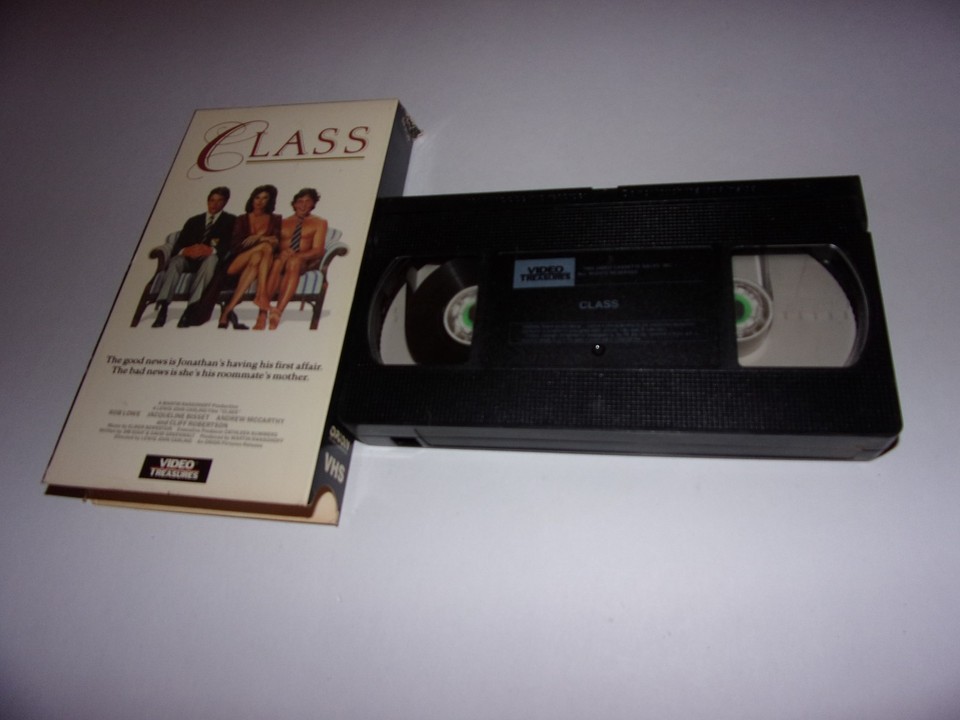 Class (1983 VHS) Rob Lowe, Jacqueline Bisset, Andrew Mccarthy ...