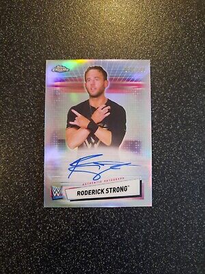 2021 Topps Chrome WWE Roderick Strong Auto Autograph #74/199 #A-ST NXT ...