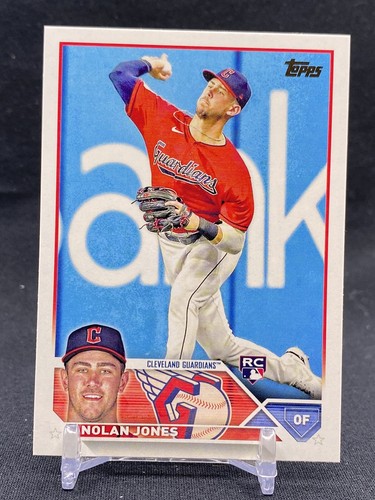 2023 Topps Nolan Jones #129 Rookie Card RC Cleveland Guardians Colorado ...