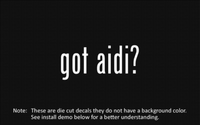 (2x) got aidi? Sticker Die Cut Decal vinyl | eBay