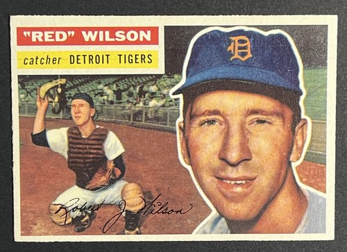 1956 Topps Red Wilson Grey Back #92 EX-EXMT Detroit Tigers | eBay