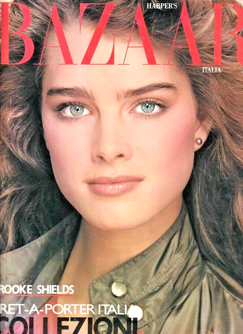 HARPER'S BAZAAR ITALIA 1981 BROOKE SHIELDS JANICE DICKINSON KIM ALEXIS ...