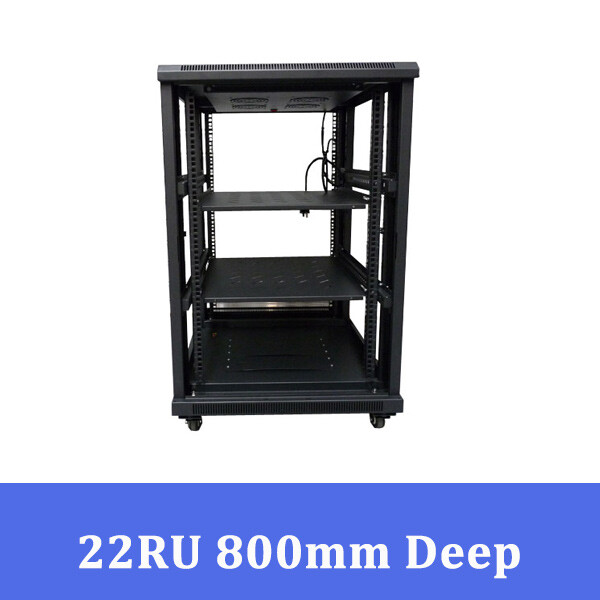 22RU 22U 19" 19 Inch 800MM DEPTH NETWORK SERVER CABINET DATA RACK ...