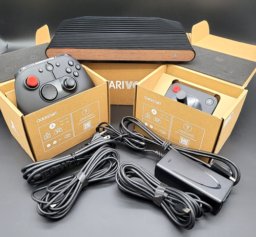 Atari VCS 800 Black Walnut All-In Bundle 32GB Gaming Video Retro Home ...