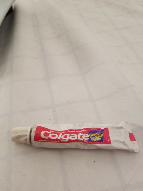 Vintage Colgate Toothpaste in metal tube great regular flavor | eBay