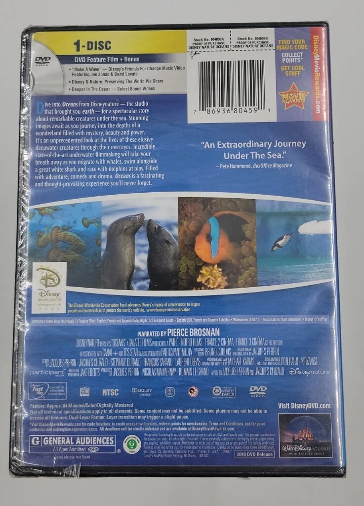 Disney Nature Oceans Dvd