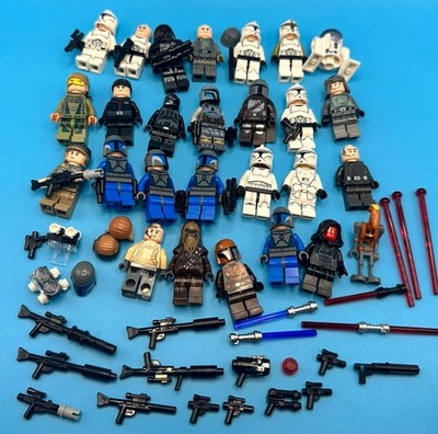 LEGO Star Wars Minifigure Lot Mandalorian Clone Trooper Dark Trooper ...
