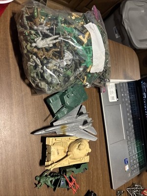 Massive Plastic Army Men Toy Figure Lot Tanks Planes Nuclear Weapons ...
