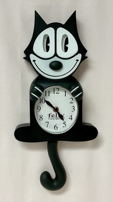 Vintage Felix The Cat Moving Wall Clock 16” Tall | eBay