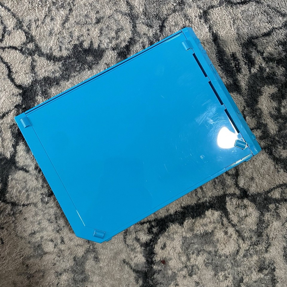 Nintendo Wii (RVL-101) Blue Console Bundle Power Cords Sensor + 3 Games ...