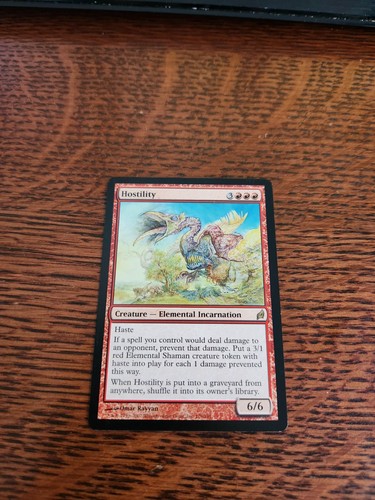 Magic The Gathering HOSTILITY #176/301 Lorwyn 2002 Red Rare LP | eBay