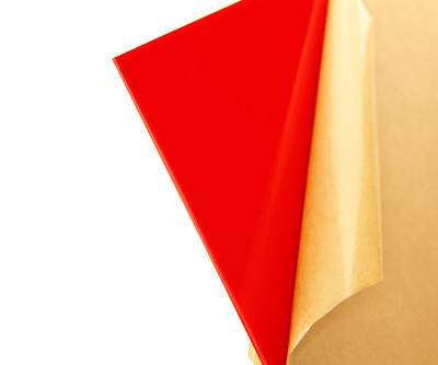 Red Translucent Acrylic Plexiglass sheet 1/8" x 12" x 12" #2157 | eBay