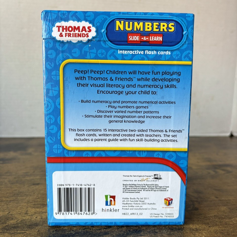 Thomas The Tank Engine Flash Cards, Thomas & Friends, Numbers, Slide ...