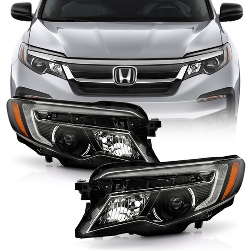 Factory Style Halogen Headlights For 2016 2017 2018 Honda Pilot Pair ...