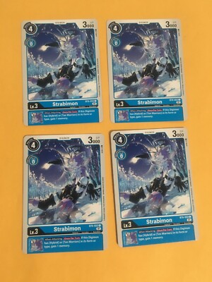 4x Strabimon BT6-022 C (Playset) Digimon CCG | Double Diamond Near Mint ...