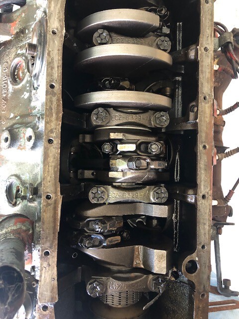 1957 Ford Thunderbird 312 Engine , ECZ 6015C block , ECZG heads ...