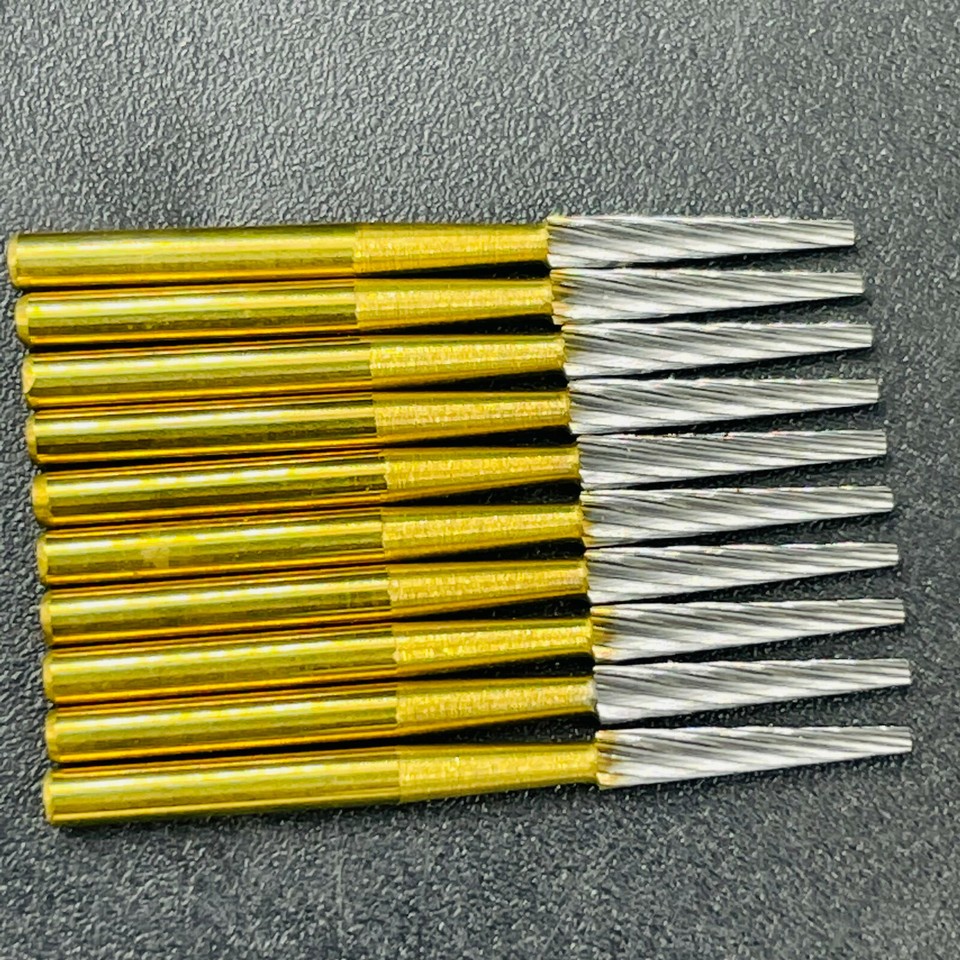 50pcs Dental Midwest FG #7204 12 Blade Trimming & Finishing Burs ...