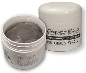 Colloidal Silver Gel Cream. Extra strength. 1000 ppm. Psoriasis Eczema ...