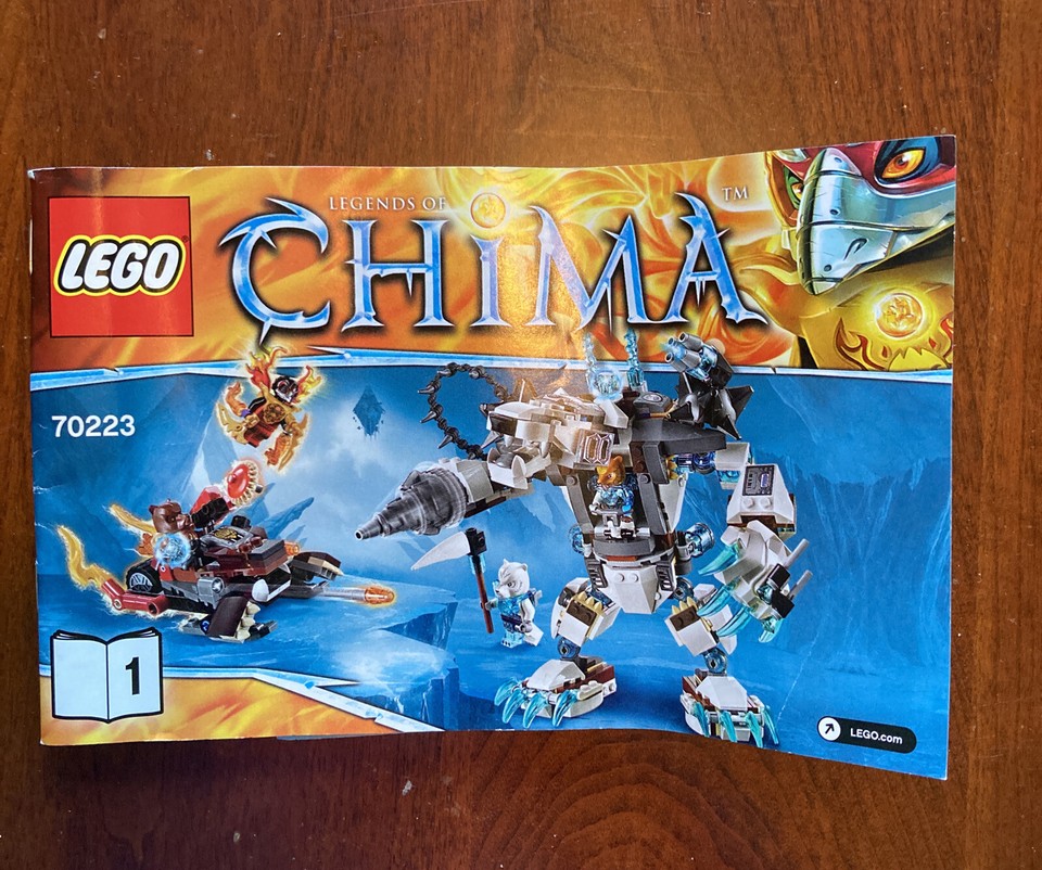 LEGO Chima Set #70223 Legends Of Chima Instruction Manuals Only (Two ...