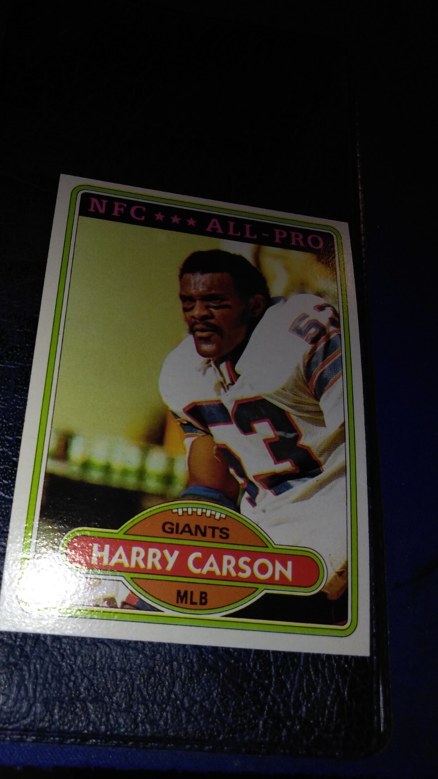 1980 Topps Harry Carson #135 | eBay