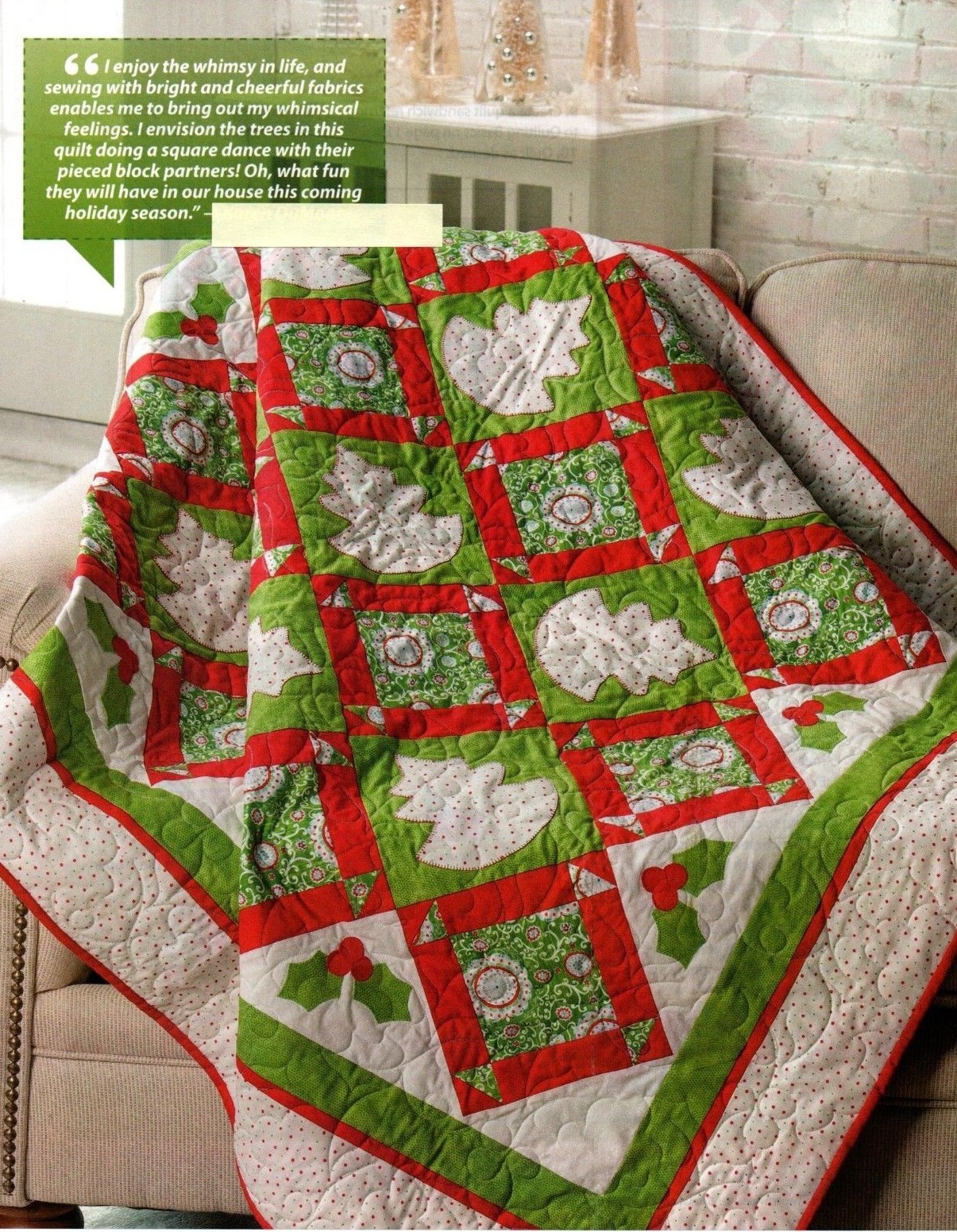 Cookie Cutter Christmas Quilt Pattern Pieced/Applique KD | eBay