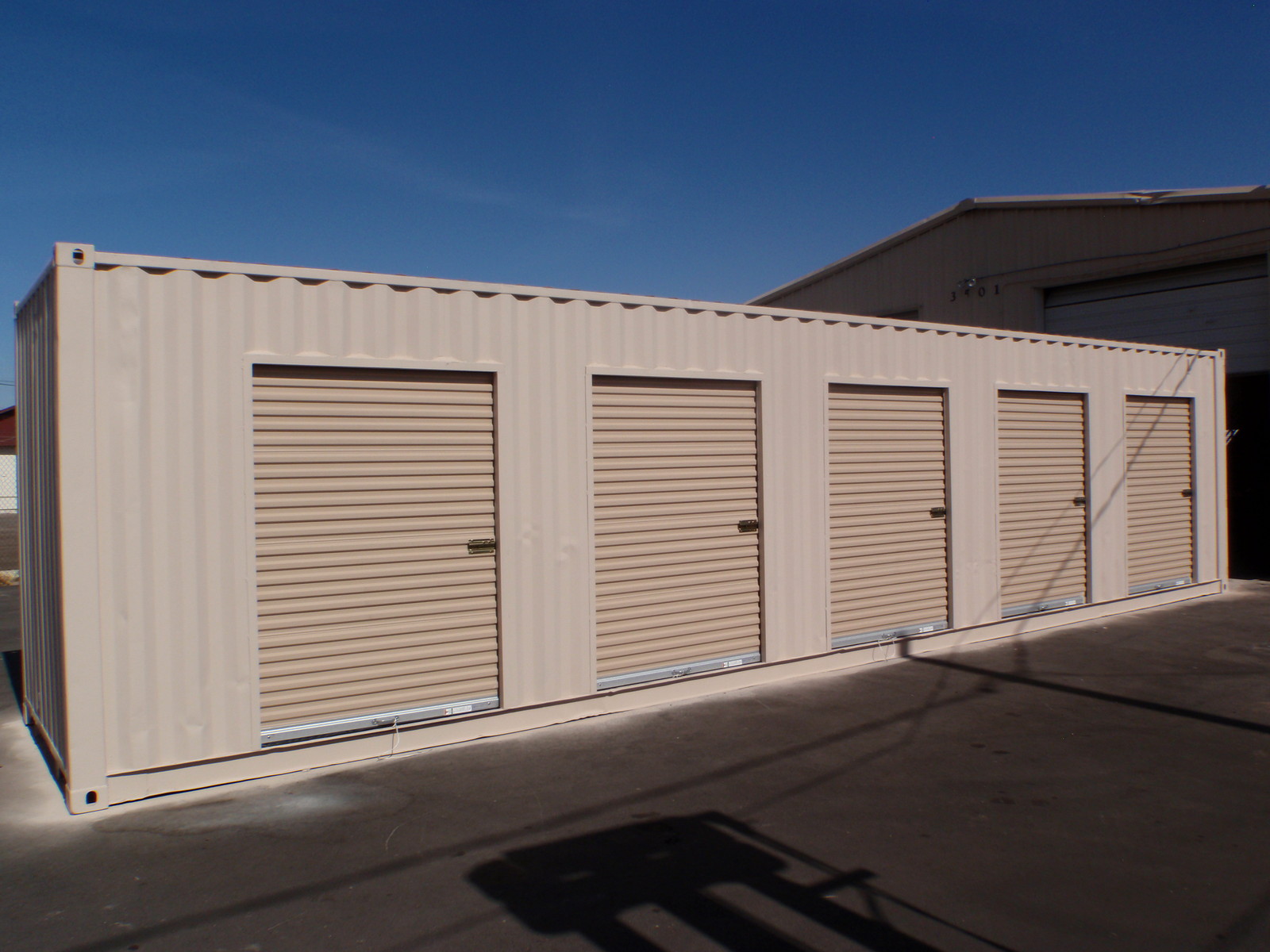 Shipping Container Portable Storage building with four roll up doors | eBay