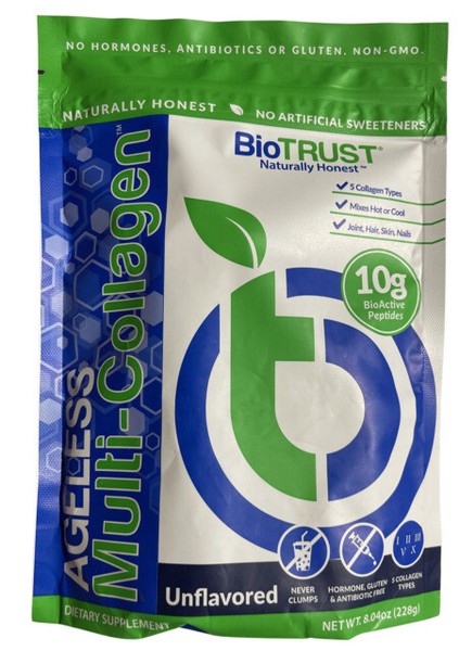 BioTrust Ageless Multi Collagen Protein - Unflavored, 228g for sale ...