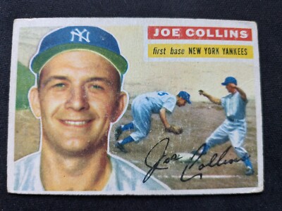 1956 Topps Baseball Card # 21 Joe Collins - New York Yankees (VG/EX) | eBay