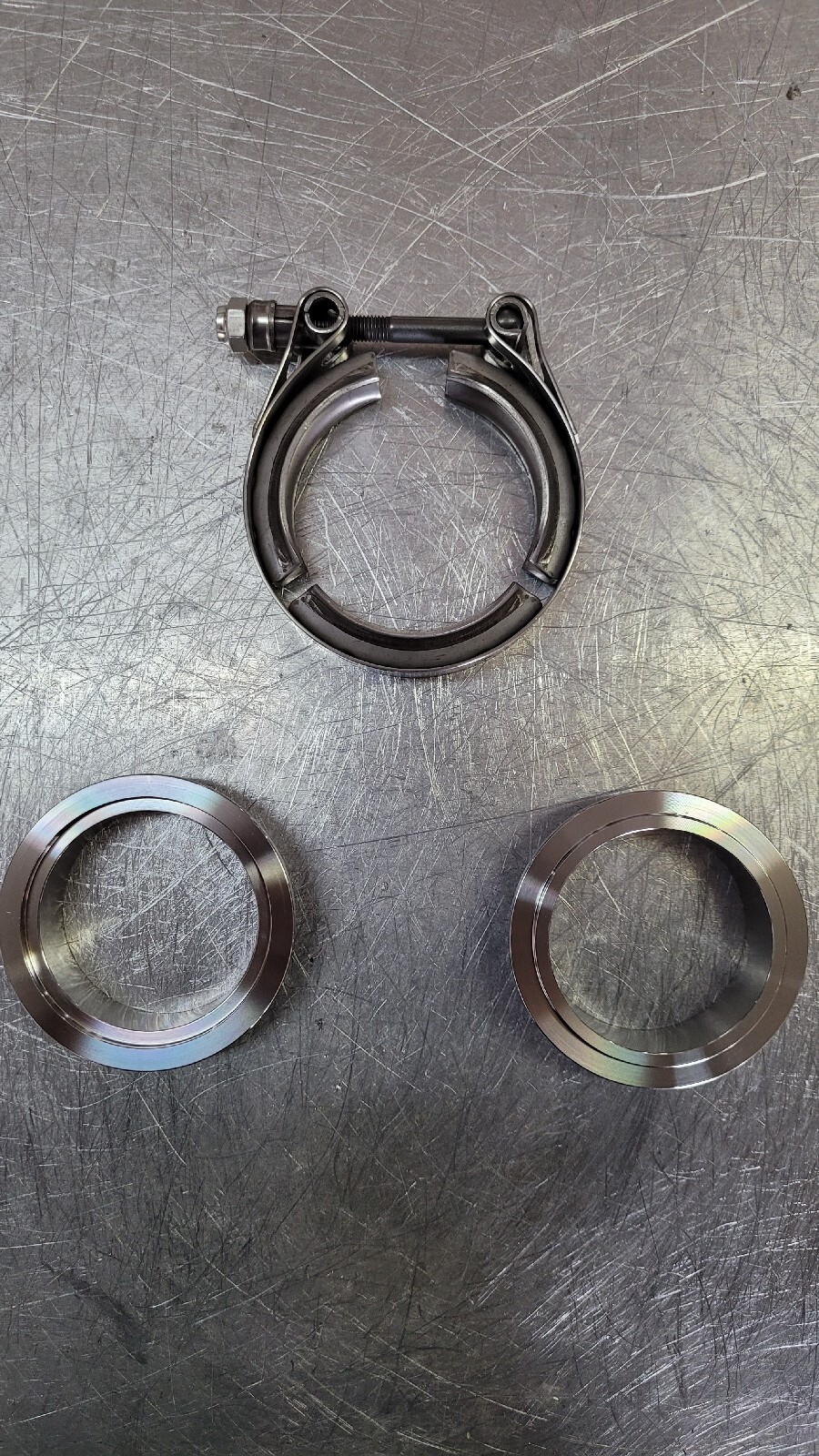 2" Inch V-BAND ASSEMBLY "MALE/FEMALE" 304 STAINLESS - STANDARD CLAMP ...