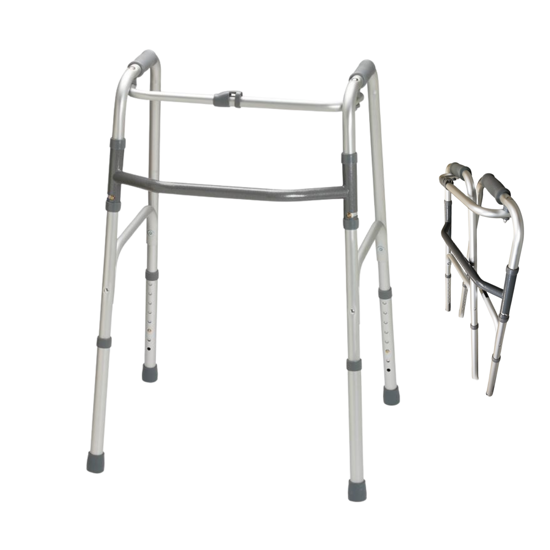 Eazy Folding Walking Frame | Lightweight Walker Adjustable Zimmer Frame ...
