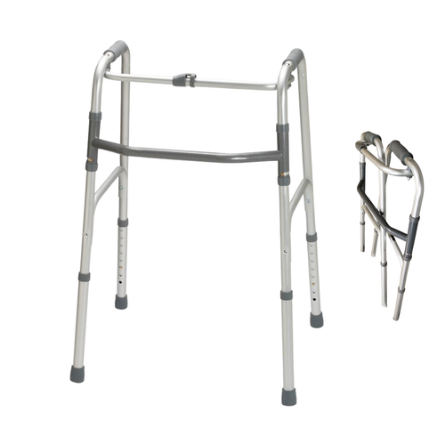 Folding Walking Frame | Lightweight Walker Adjustable Folding Zimmer ...
