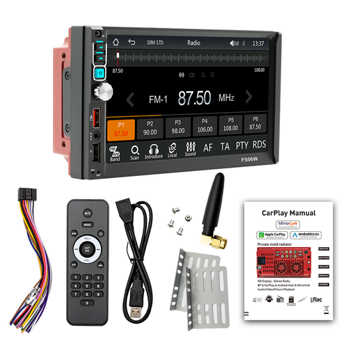 Double 2 Din Car Stereo Radio Multimedia Player Head Unit Bluetooth ...