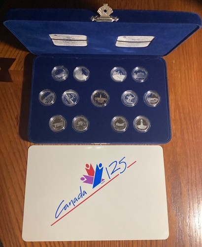 Canada 1992 125th Anniversary 25 Cents Quarter Silver Proof Set w/ Case ...
