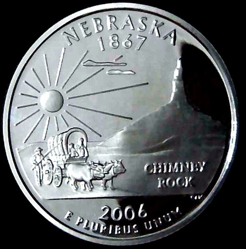2006-S 25C State Quarter Nebraska GDC Proof 90% Silver 22stt1001-4 | eBay