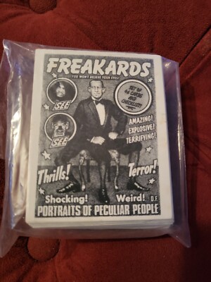Freakards card set. Rare shocking freaks oddities peculiar people ...