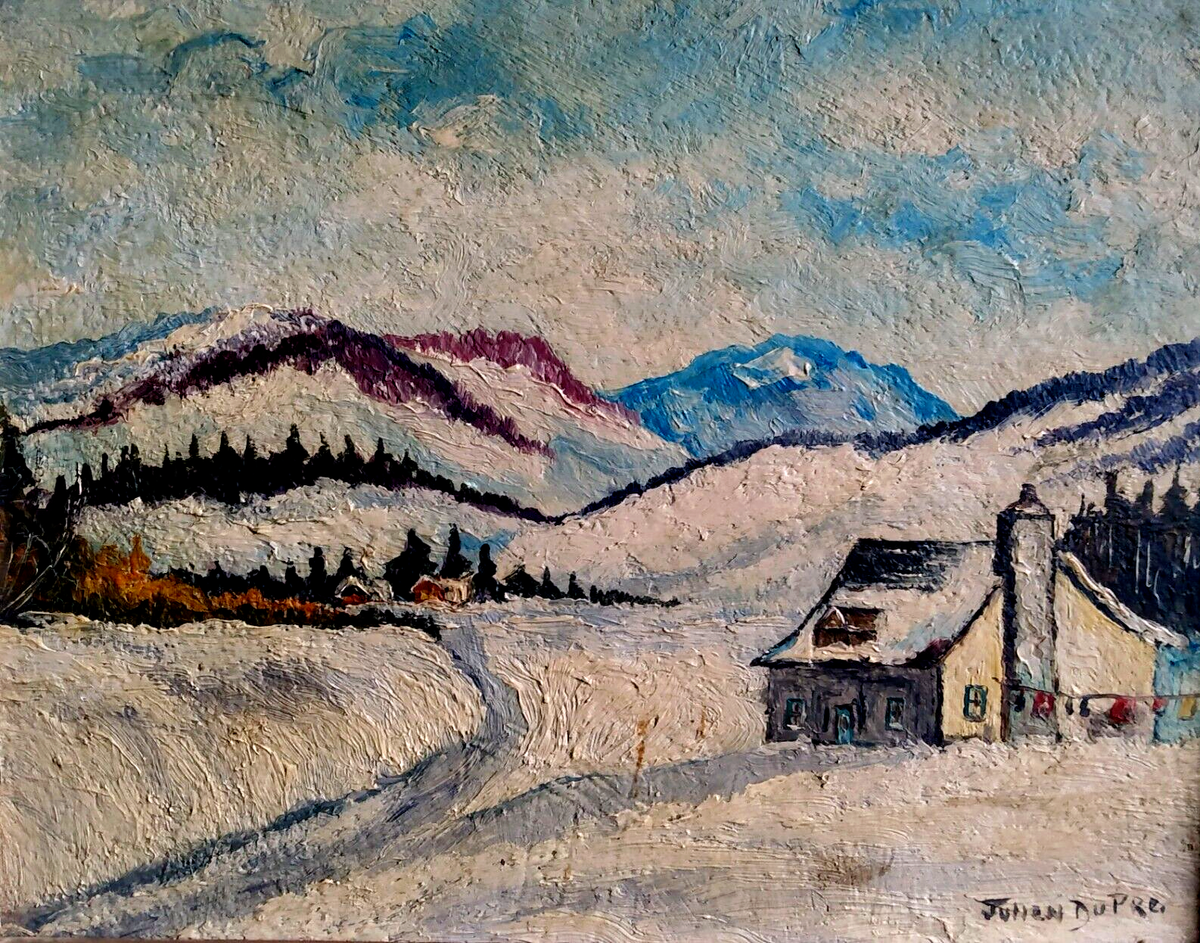 Primitive Winter Paintings